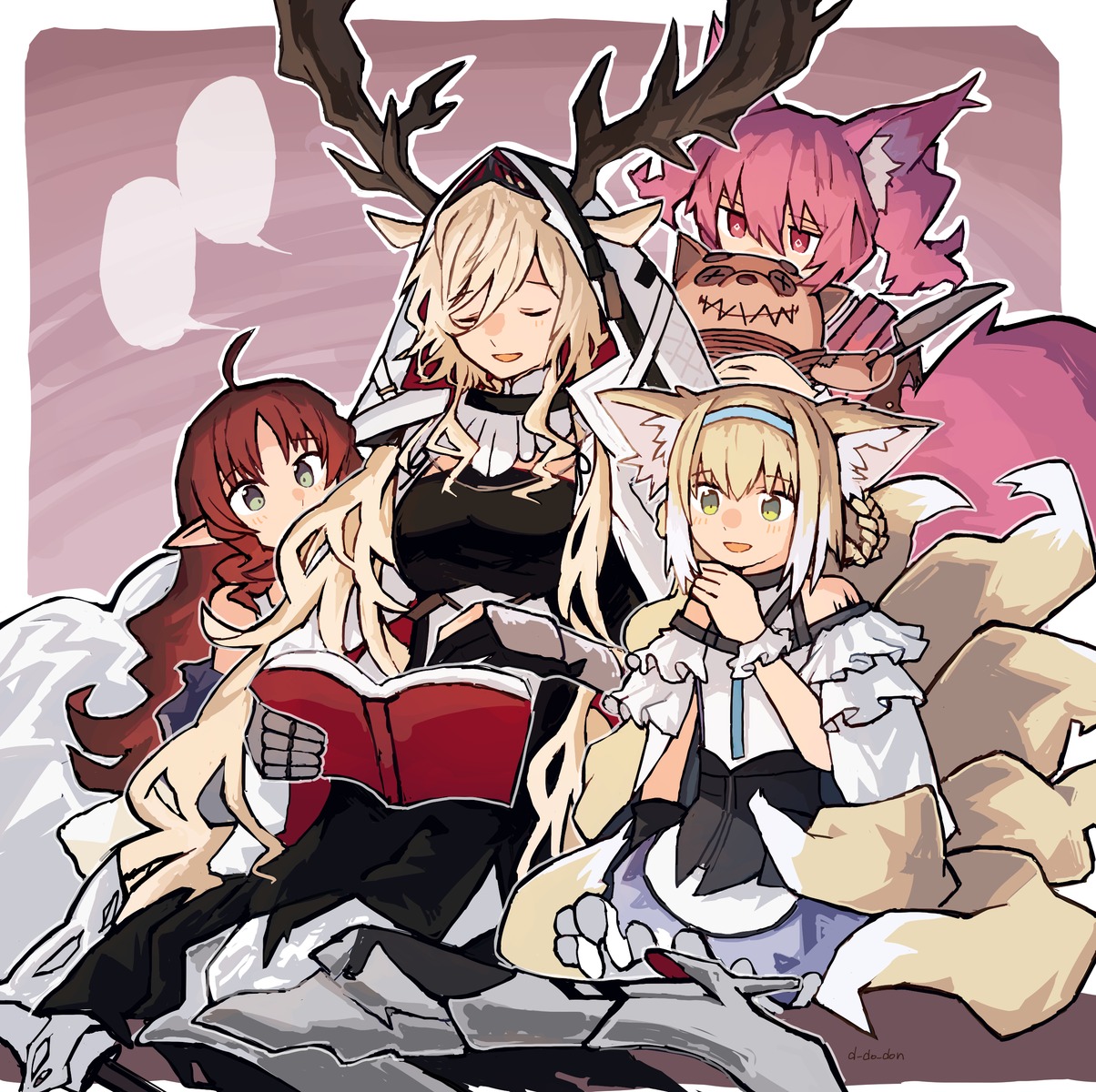 donki (yeah) arknights myrtle (arknights) shamare (arknights) suzuran (arknights) viviana droste ...